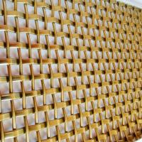 China Stainless Steel Brass Wire Mesh 2mm Rod 5mm Pitch for sale