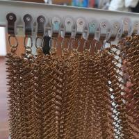 China Custom Aluminum Steel Coil Curtain Space Divider 0.8mm Wire for sale