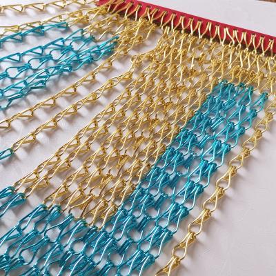 China Aluminum Chain Link Mesh Curtain 16mm Decorative Wire Mesh for sale