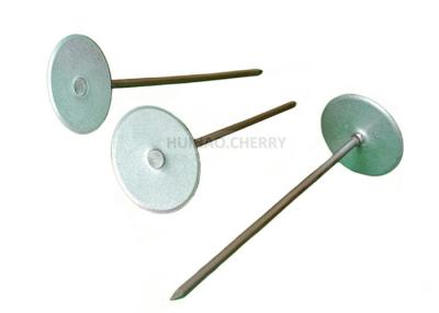 China Galvanized Steel Duct Liner Pins 4 Inch For Air Duct Fiberglass Insulation for sale