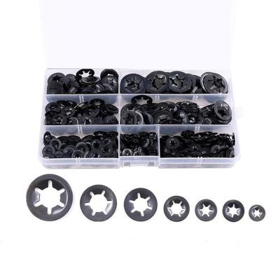 China Black Color Lock Speed Bearing Clamp Retaining Ring for sale