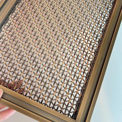 China Elevator Cladding Woven Metal Mesh More Than 200 Patterns for sale