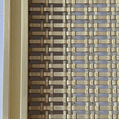 China Antique Plated Stainless Steel Architectural Wire Mesh For Cabinet Window for sale