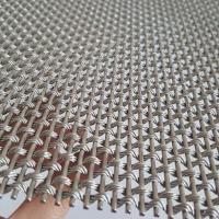 China Stainless Steel Rope Architectural Wire Mesh For Staircases Isolation Screen for sale