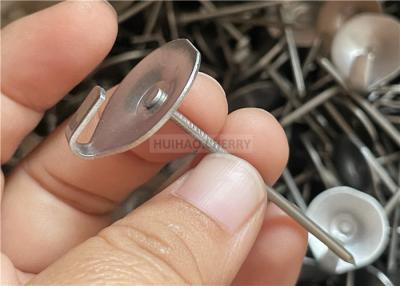 China 63.5mm 14ga Stainless Steel Lacing Anchor Insulation Fastening System Accessories For Removable Insulation Blanket for sale