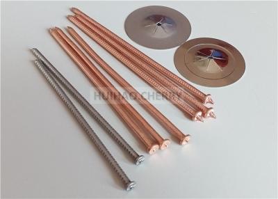 China 3mm SS Copper Coated CD Stud Welding Pin For Insulation Fastening Work Use With Capacitor Discharge Stud Welder for sale