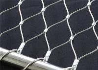 China 2mm Stainless Steel Cable Mesh Netting 316 Grade Used For Safety Nets for sale