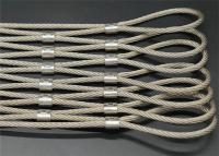 China 3.0mm Stainless Steel Rope Mesh Fence Fall Preventer Nets Used For Filling of guardrails for sale