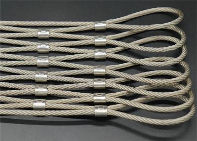 China 3.0mm Stainless Steel Rope Mesh Fence Fall Preventer Nets Used For Filling of guardrails for sale