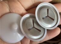 China 304 Grade Stainless Steel Sound Insulation Clips With White Polycaps 38mm Mounted On CD Weld Pins for sale