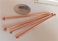 China 3x100mm CD Weld Pin Ms Copper Coated Used With Fiberglass Insulation Clips for sale