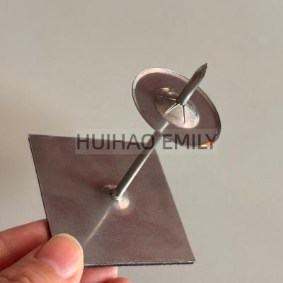 China Air Duct Liner 63.5mm Self Stick Insulation Hangers Nails In HVAC System for sale