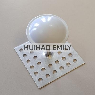 China 50mm Perforated base Rock Wool Fixing Insulation Pins With dome cap Washer for sale