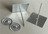 China Double Face Tape Self Adhesive Insulation Pins 12Ga Dia With Clip Fix Glass Wool for sale