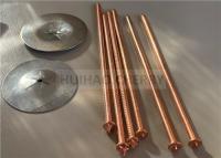China Copper Plated Steel spot weld insulation pins 3x125mm For Marine Sound And Heat Insulation for sale