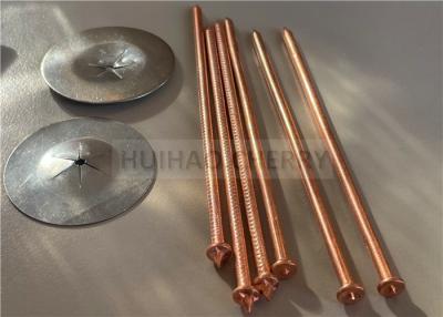 China Copper Plated Steel spot weld insulation pins 3x125mm For Marine Sound And Heat Insulation for sale