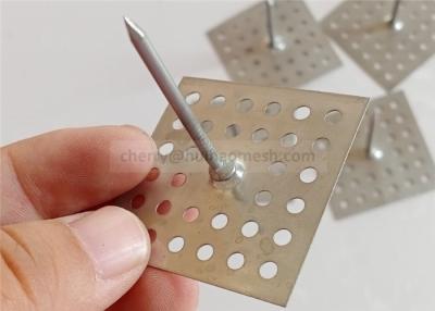 China 12 Gauge Insulation Pin Bonding Fasteners With Perforated Base for sale