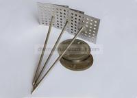 China Stainless Steel Perforated Insulation Pins Used To Fix Fiberglass Or Mineral Wool Board for sale