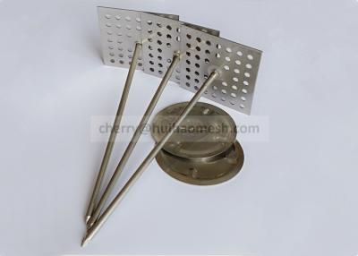 China Stainless Steel Perforated Insulation Pins Used To Fix Fiberglass Or Mineral Wool Board for sale