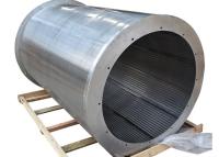 China SS Inverted Wrapped V Wedge Wire Filter Mesh For Rotary Drum 0.05MM-50MM Slot for sale
