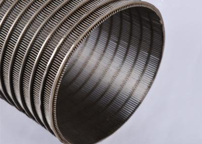 China SS Wedge Johnson Wire Screen , Stainless Steel Wedge Mesh Cylinder Filter for sale
