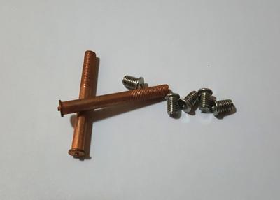 China Flanged Stud Welding Pins With Thread, Capacitor Discharge Weld Screw M3-M12 for sale