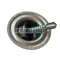 China Galvanized Metal Roof Screw Caps Washer Cover Corrugated Roofing Sheet Screw for sale
