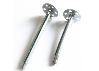 China Rock Wool Galvanized Steel Insulation Anchor Pins 8mm Tube 35mm Disc Base for sale