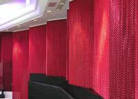 China Spacing Divider Colorful Double Hook Metal Mesh Drapery For Shopping Malls for sale