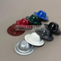 China Custom Color Metal Cap Washers For Cover Roof Screw Prevent Leaks UV Resistant for sale
