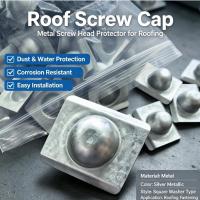China Galvanized Steel Rectangle Roof Cap Washers For Cover Roofing Screw UV resistant for sale