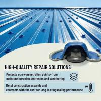 China 35mm Waterproof Metal Roof Screw Cap Cover Colorful Corrugated Roofing Sheet for sale