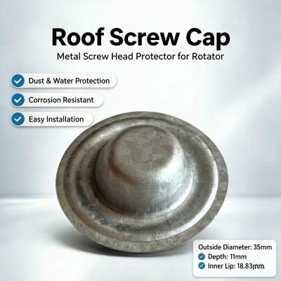 China Galvalume Steel roofing fasteners Metal Roof Screw Caps For Waterproof screw cover for sale