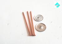 China Carbon Steel Capacitor Discharge Stud Welding Pins 3mm x 80mm With Copper Coat for sale