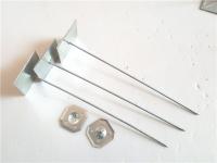 China Galvanized Steel Self Adhesive Insulation Pins 220mm With Self Locking Washer For Insulation Sheet for sale