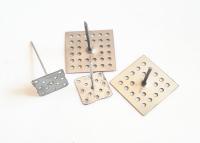 China 50mm base Mild Steel Insulation anchor Pins For Reinforceing Soundproof Fabrics for sale