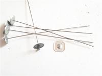 China 14GaX250mm Stainless Insulation Anchor Pins With Hooks For Insulation Blankets for sale