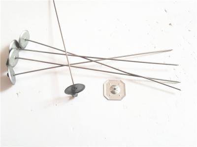 China 14GaX250mm Stainless Insulation Anchor Pins With Hooks For Insulation Blankets for sale