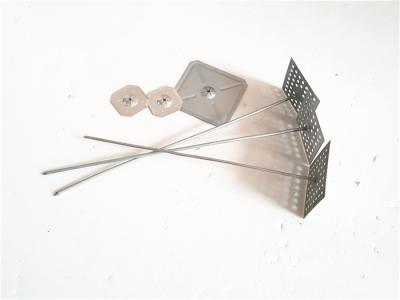 China Zinc Coated Perforated Base Insulation Support Anchor 12Ga Dia 9-7/8