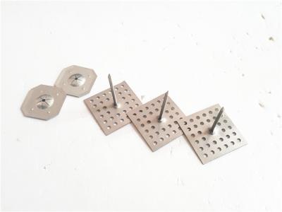China Stainless Steel Perforated Base Insulation Anchor Pins Fire prevention A for sale
