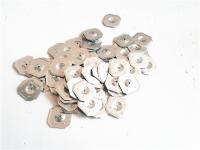 China Square Metal Self Locking Washer With Beveled Edges 64x64mm For Insulation Pins for sale