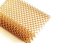China 1 x 8mm Alumium Flexible Chain Link Mesh Curtain For Various Color Space Divider for sale