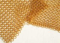 China Architectural Drapery Metal Ring Mesh For Isolation Wall Screen for sale