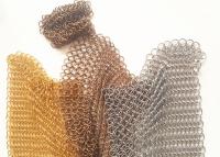 China 1.2MMX10MM Fire Protection Metal Ring Mesh for Partition Wall Fabrication for sale