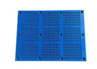 China Tensioned PU Ming Screen Mesh , Dewatering Polyurethane Vibration Sieve Panel for sale