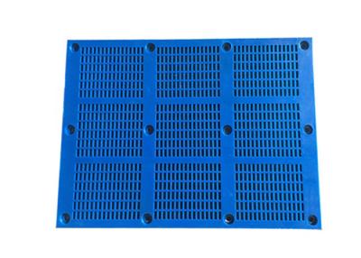 China Tensioned PU Ming Screen Mesh , Dewatering Polyurethane Vibration Sieve Panel for sale