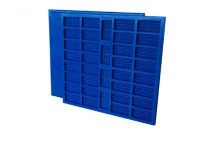 China Mining Modular Type Polyurethane Vibrating Screen Panel 1150MMX1000MMX30MM for sale