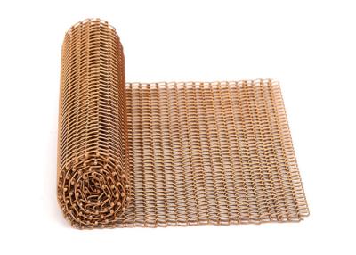 China Balanced Sprial Weave Metal Curtain Drapery / Chain Link Drapery for sale