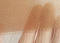 China Customized Colors Copper Metal Mesh For Glass Laminated Doors for sale