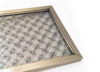 China Frame Design SS Architectural Wire Mesh Space Partiton With Antique Finished for sale